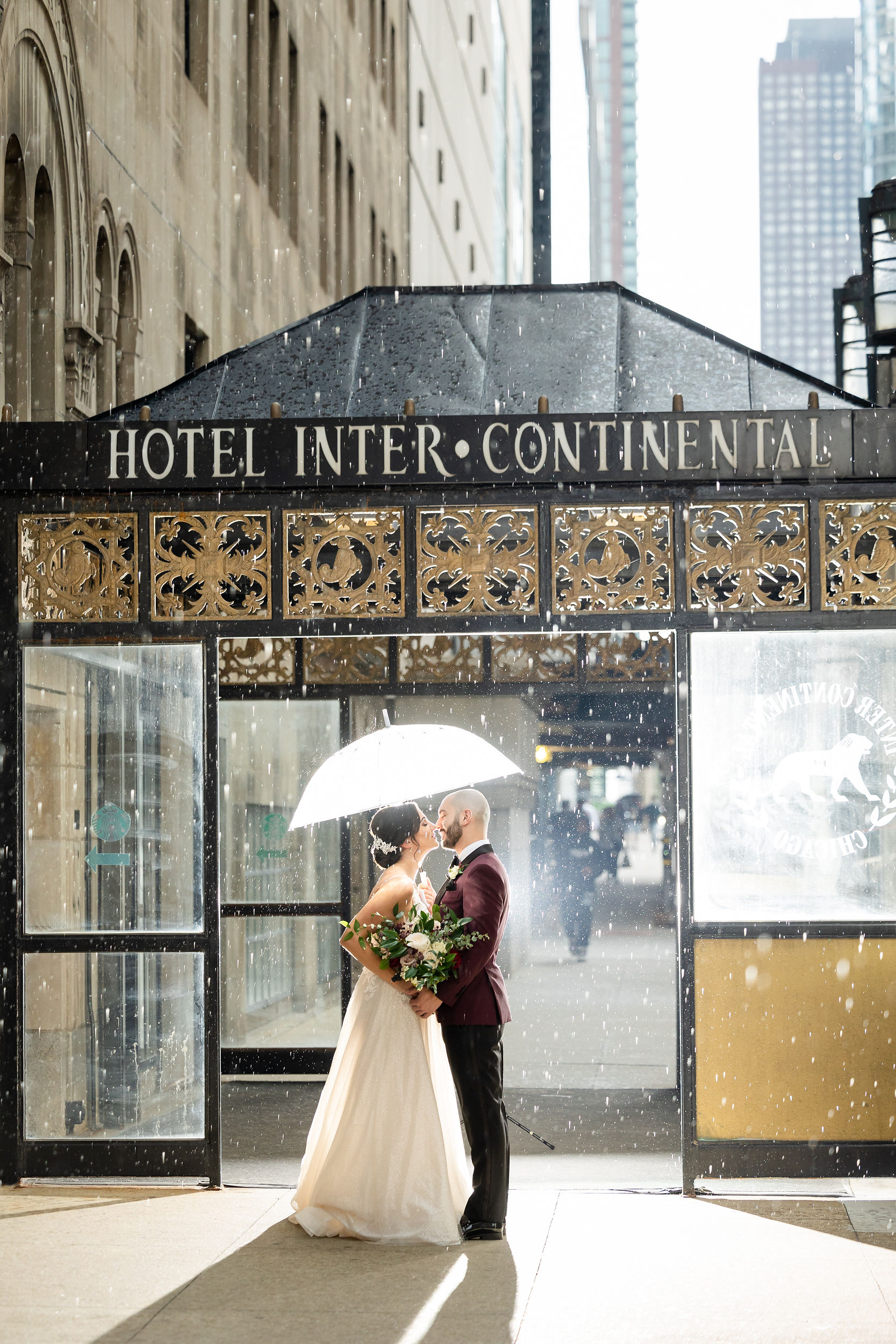 The Intercontinental Hotel Chicago Wedding | Stephanie + Aaron | Simply ...